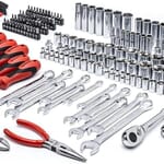 Crescent CTK180 Professional Tool Set, 1/4, 3/8 in Drive, 180 Pieces ...