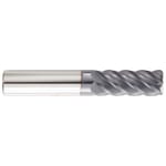 GARR 83627 855RA Center Cutting High Performance Single End Mill, 4 mm ...