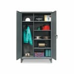 Strong Hold 36-W-245 Uniform Storage Cabinet, 750 lb, 78 in H x 36 in W ...